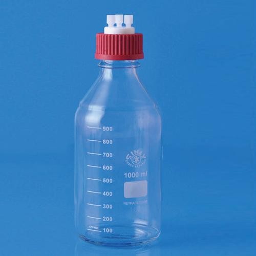 GL45 Cap Assembly / Mobile Phase HPLC Cap GL45 용매병용 캡