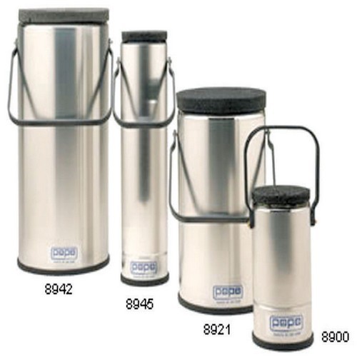 Dewar Flasks Cylindrical, Wide Mouth Type [Pope]